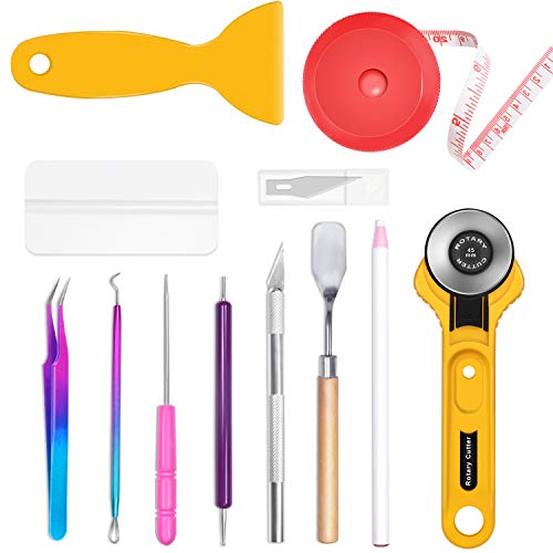 Craft Vinyl Tools Kit Vinyl Weeding Tool for Adhesive Vinyl HTV 11 pcs ...