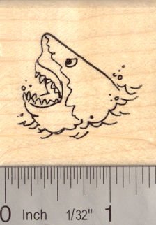 Shark Rubber Stamps - Kritters in the Mailbox - Shark Rubber StampThe