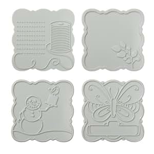 Amazon.com: Fiskars 100960-1001 Curvy Square Design Plate Expansion ...