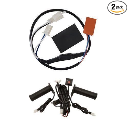 Parts TUSK DIGITAL ATV HOT HEATED GRIPS with TUSK THUMB WARMER KIT Controls