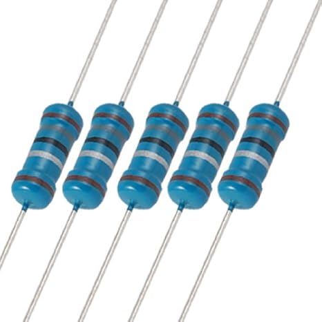 uxcell 200 Pcs 1.8 Ohm 1R8 1W 1% DIP Metal Film Resistors: Single ...