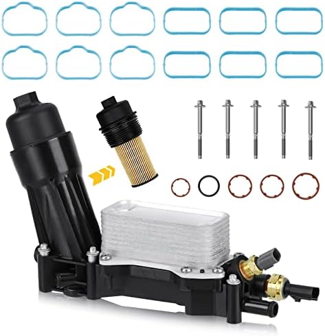 Youxmoto 3.6L V6 Engine Oil Cooler Oil Filter Housing Adapter Assembly ...