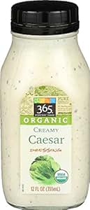 365 Everyday Value, Organic Creamy Caesar Dressing, 12 oz: Amazon.com ...