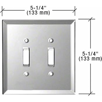 CRL 2X Toggle Glass Mirror Plate - Clear - Switch Plates - Amazon.com