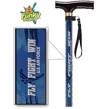 Amazon.com: US Air Force cane - Adjustable aluminum walking cane with ...