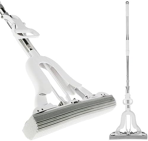 Sponge Mop PVA Floating Mop with Super Absorbent Sponge Heads ...