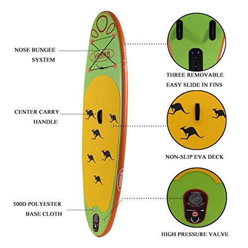 YASKA Kids Inflatable Stand Up Paddle Board with Paddle Board ...