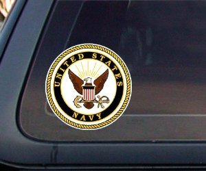 Amazon.com: U.S. Navy Car Decal / Sticker: Automotive