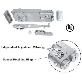Dorma RTS88-105-HO-3 Barrier-Free Overhead Concealed Door Closer Body ...