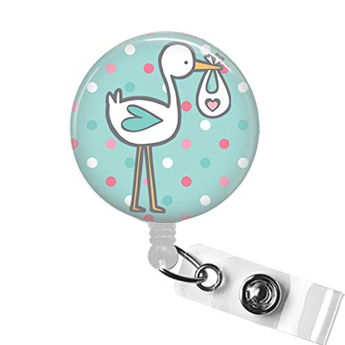 Amazon.com: Stork Badge Reel, OBGYN Nurse Badge Reel, Labor and ...