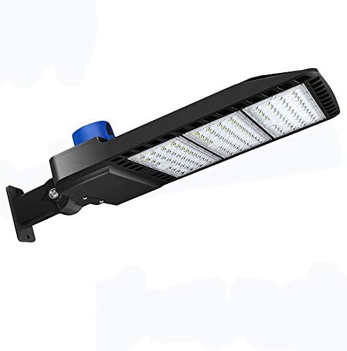 Juyace 300W LED Parking Lot Lights Outdoor Dusk to Dawn Photocell Daylight 5000K IP65 Waterproof ...