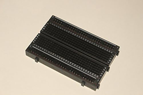 BLACK Solderless breadboard, 400 tie-points, 4 power rails. in Saudi ...
