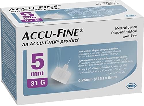 Accu-Chek Fine Pen Needles (31g X 5mm) price in Egypt | Amazon Egypt ...