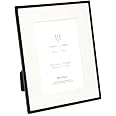 Amazon.com - Isaac Jacobs 6x8 (Matted 4x6) Black Metal Picture Frame ...