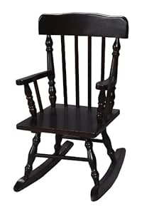 Amazon.com: Gift Mark Child's Colonial Rocking Chair, Espresso: Baby
