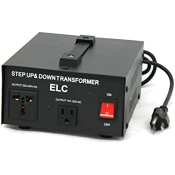 Amazon.com: ELC T-1500 1500-Watt Voltage Converter Transformer - Step Up/Down - 110V/220V ...
