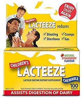 Lacteeze Childrens 100 chewable tablets Strawberry in Pakistan ...