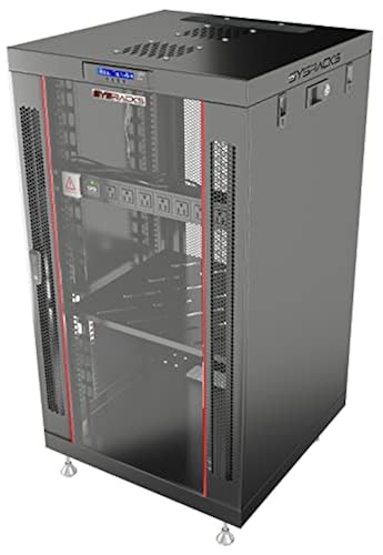 Sysracks 18U 24inch Deep Server Rack Cabinet It Enclosure Premium ...