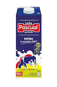 Leche Pascual Clásica Leche Entera - Pack de 6 x 1 l - Total: 6 l ...