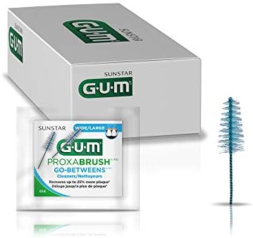 GUM Proxabrush Go-Betweens Wide Interdental Brush Refills, Item 614 ...