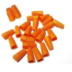 Orange Wire Nuts Connectors - 500 Pack - Terminals - Amazon.com