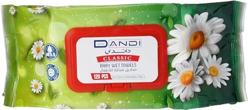 Dandy Wet Wipes 120, Pack of 6, 6 * 120, Wet Towels Wipes Harmful ...