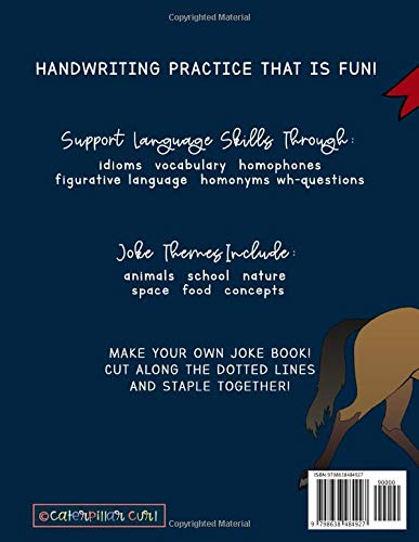 Cursive Joke Book: Handwriting Fun With Riddles And Puns (Educational ...