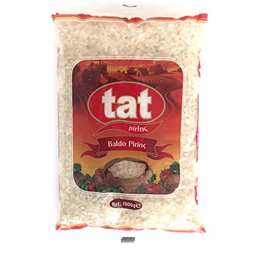 Amazon.com : Tat Premium Turkish White Baldo Rice 2.2 lbs - 1kg (1 ...