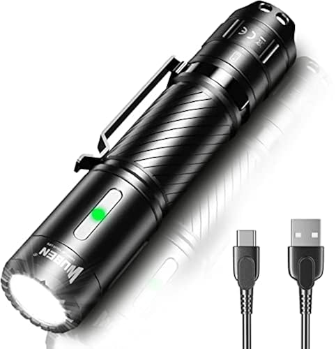 WUBEN C3 Rechargeable Flashlight 1200 High Lumens Super Bright, LED ...