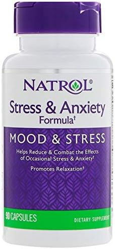 Natrol, Stress & Anxiety Formula, Mood & Stress, 90 Capsules price in ...