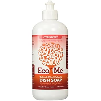 Amazon.com: Eco Me Natural Environmentally Friendly Sudsing Liquid Dish ...