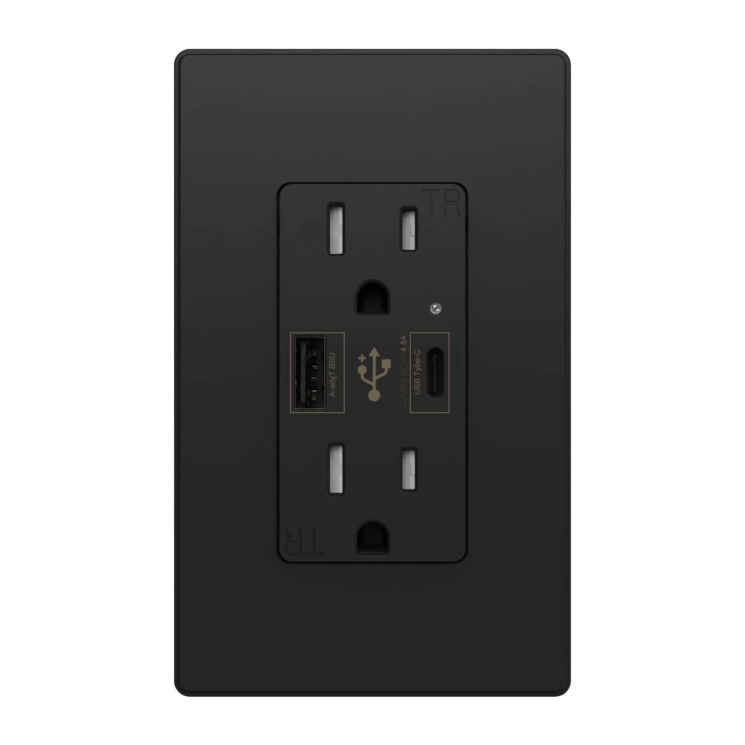 Mua USB C Wall Outlet Decorator Receptacle 4.8A Dual High Speed, 15 Amp ...