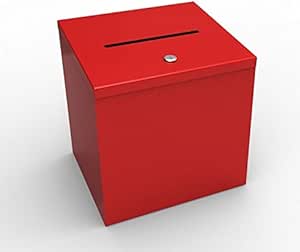Amazon.com : FixtureDisplays® Metal Donation Box Suggestion Box ...