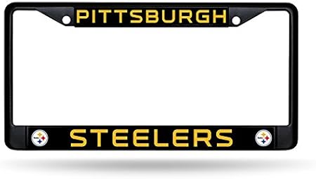 Pittsburgh Steelers Chrome Frame (Black): Amazon.ca: Sports & Outdoors
