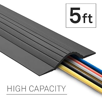 Amazon.com: Cable Floor Strip Cord Cover Grip Floor Cable Protector ...