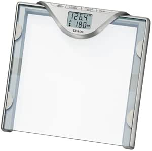 Taylor # 5598 Glass Body Fat Scale with Invisible Electrodes : Health ...