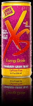 Amazon.com: XS® Energy Drink - Cranberry Grape Blast - Caffeine Free ...