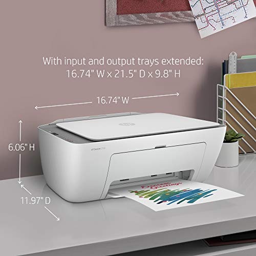 HP DeskJet Series All-in-One Wireless Color Inkjet Printer - 3-in-1 ...