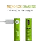 Amazon.com: USB Rechargeable AA Batteries (2 Pack): Home Audio & Theater