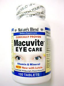 Amazon.com: Natures Blend Macuvite Eye Care, 120 tabs Pack of 2: Health ...