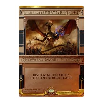 Amazon.com: Magic: the Gathering - Damnation - Amonkhet Invocations - Masterpiece Foil 039/054 ...