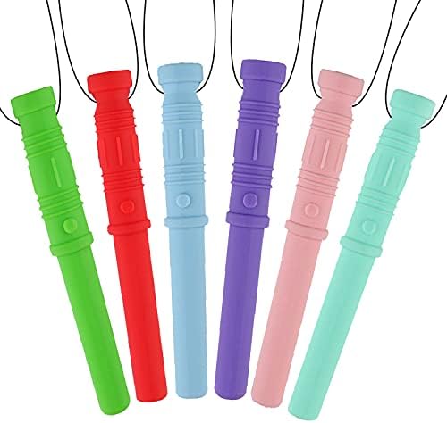 Supwell Sensory Chew Toys for Autistic Children, Silicone Autism Chew ...