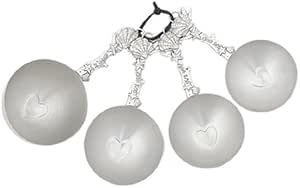 Amazon.com: Ganz Measuring Cups, 4-Piece, Clamshells: Kitchen & Dining