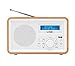 LOGIK - LHDR15 Portable DAB/FM Clock Radio - Light Wood: Amazon.co.uk ...