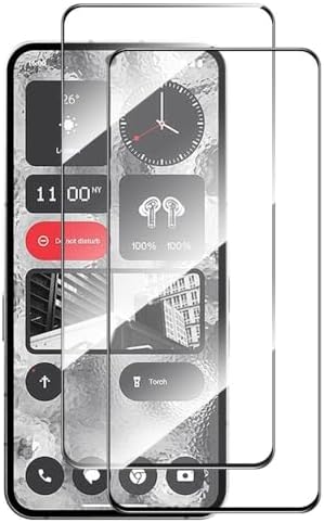 Nothing Phone 2a Screen Protector, Full Glue, Bubble Free, Anti-Scratch, Anti-Fingerprint, 9H ...
