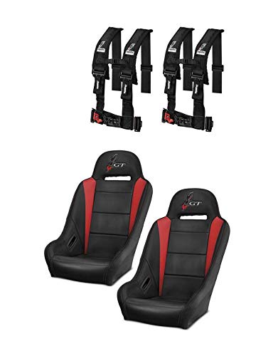 New Dragonfire Highback RT Seats & Harnesses (Black/Red) - 2015-2018 ...