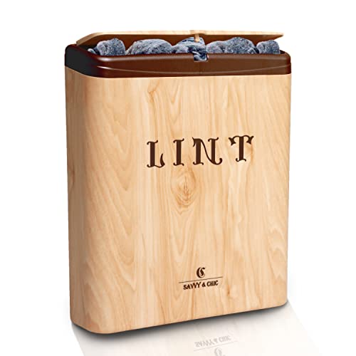 LINT BIN for Laundry Room with Lid | Magnetic & Mountable | Storage ...