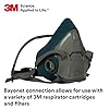 3M Rugged Comfort Half Facepiece Reusable Respirator 6501, Cool Flow ...