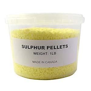 Sulphur Pellets 1lb: Amazon.ca: Patio, Lawn & Garden