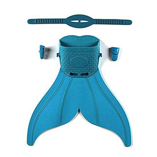 Mermaid Swim Fins for Kids(Pack of 2), Children Size Adjustable Mermaid ...